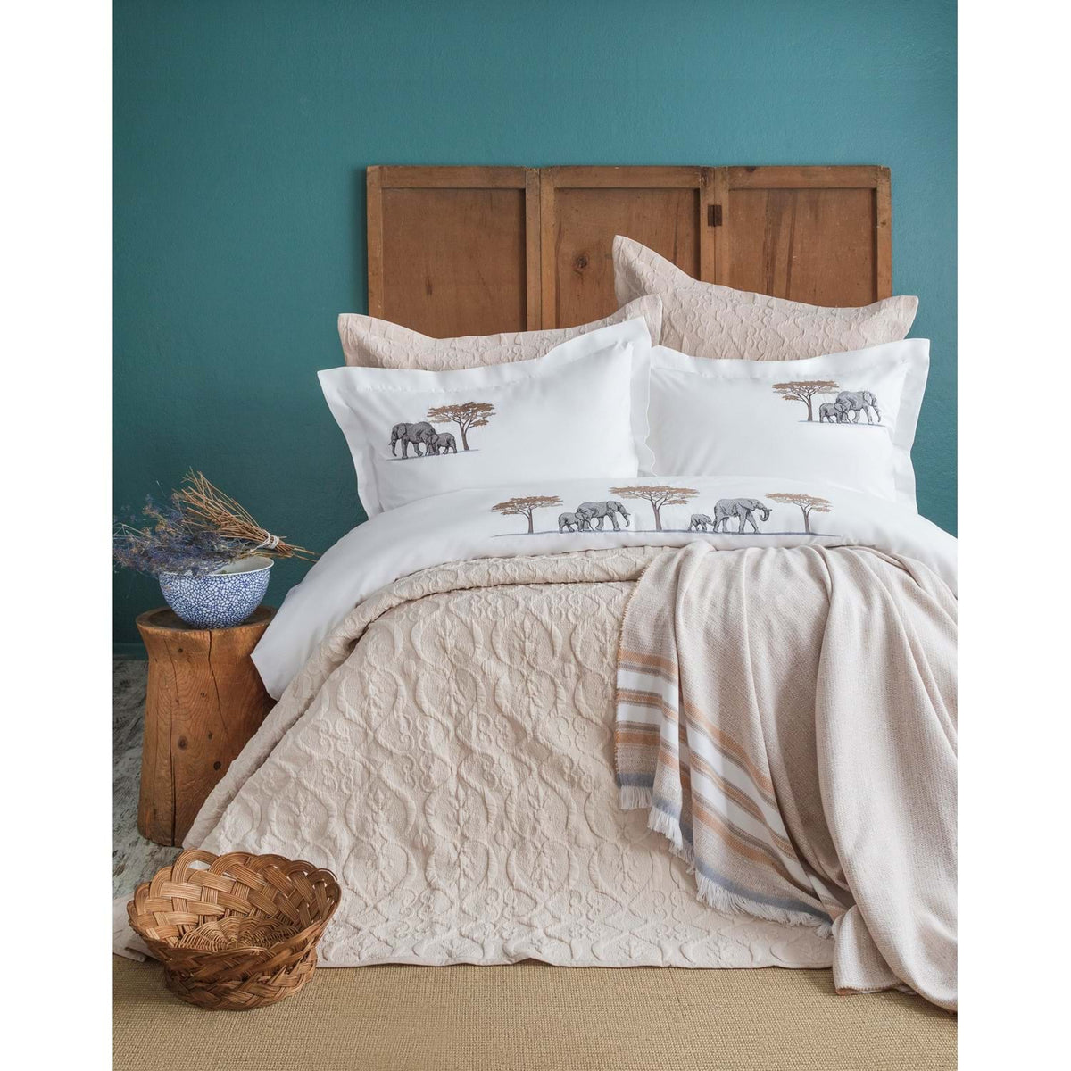 AP DOUBLE TIMELESS PRIME SET ALEPH LINEN — Foma Home